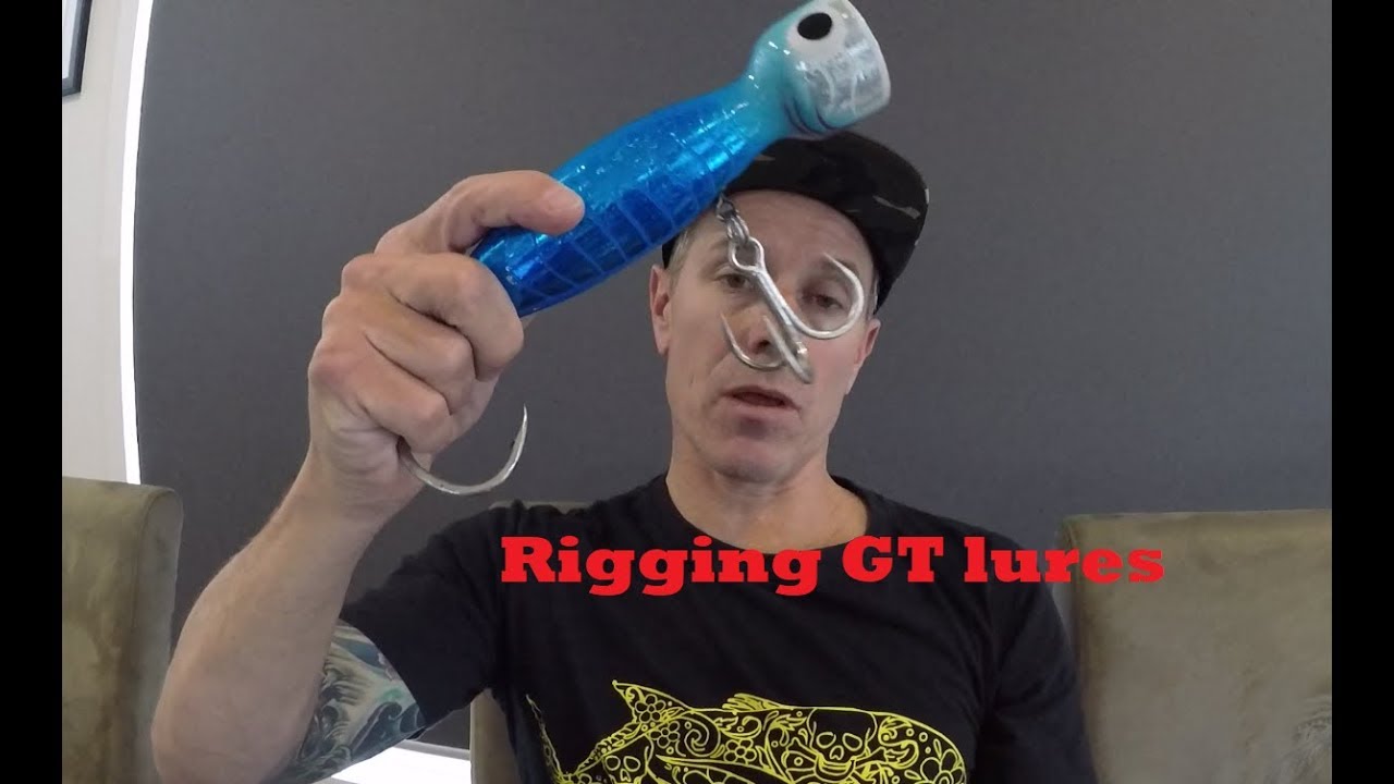 GT popping hook rigging options - YouTube