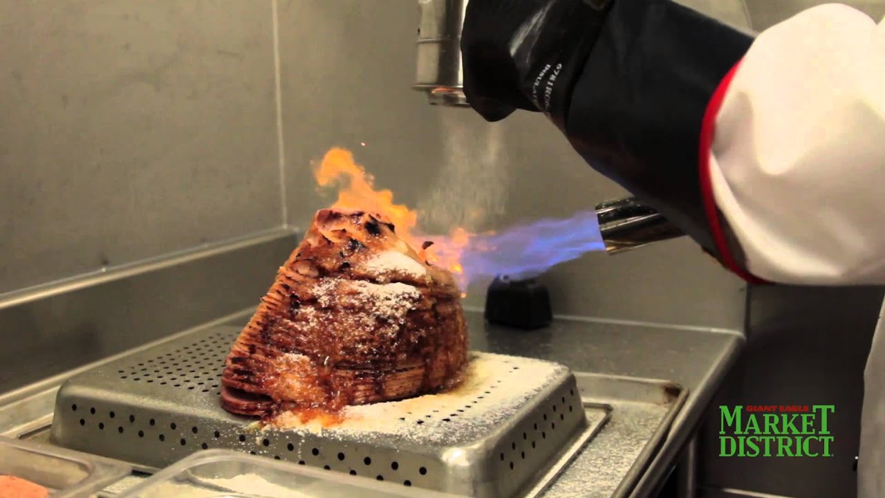 Fire-Glazed Smoked Ham | Market District - YouTube
