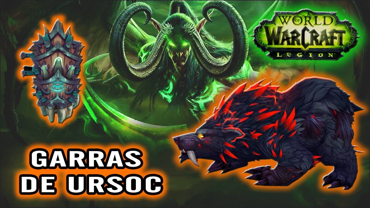 World of Warcraft: LEGION | Druida Guardian - Conseguir el Arma ...