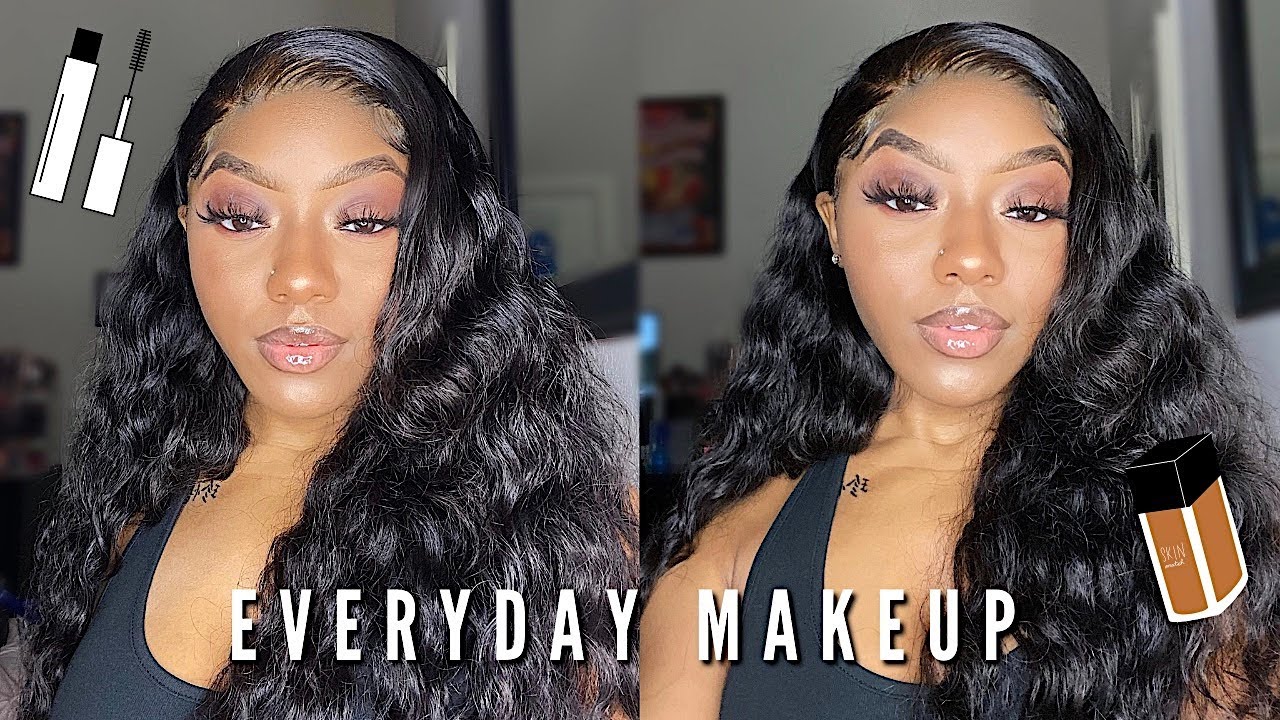 FLAWLESS EVERYDAY MAKEUP TUTORIAL | BLACK + WOC FRIENDLY :) - YouTube