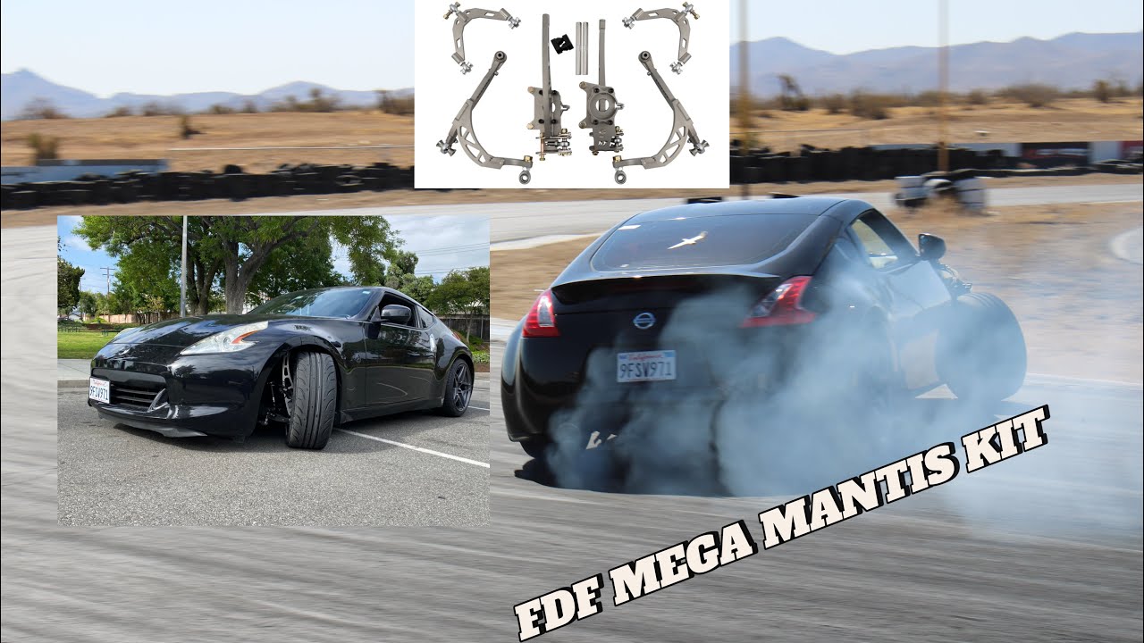 Installing FDF MEGA MANTIS KIT for 370z and Drifting - YouTube