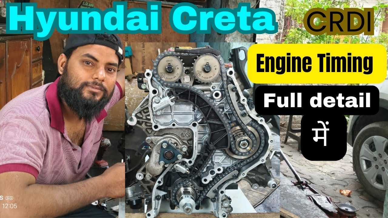 Hyundai creta CRDI engine timing full detail Me - YouTube