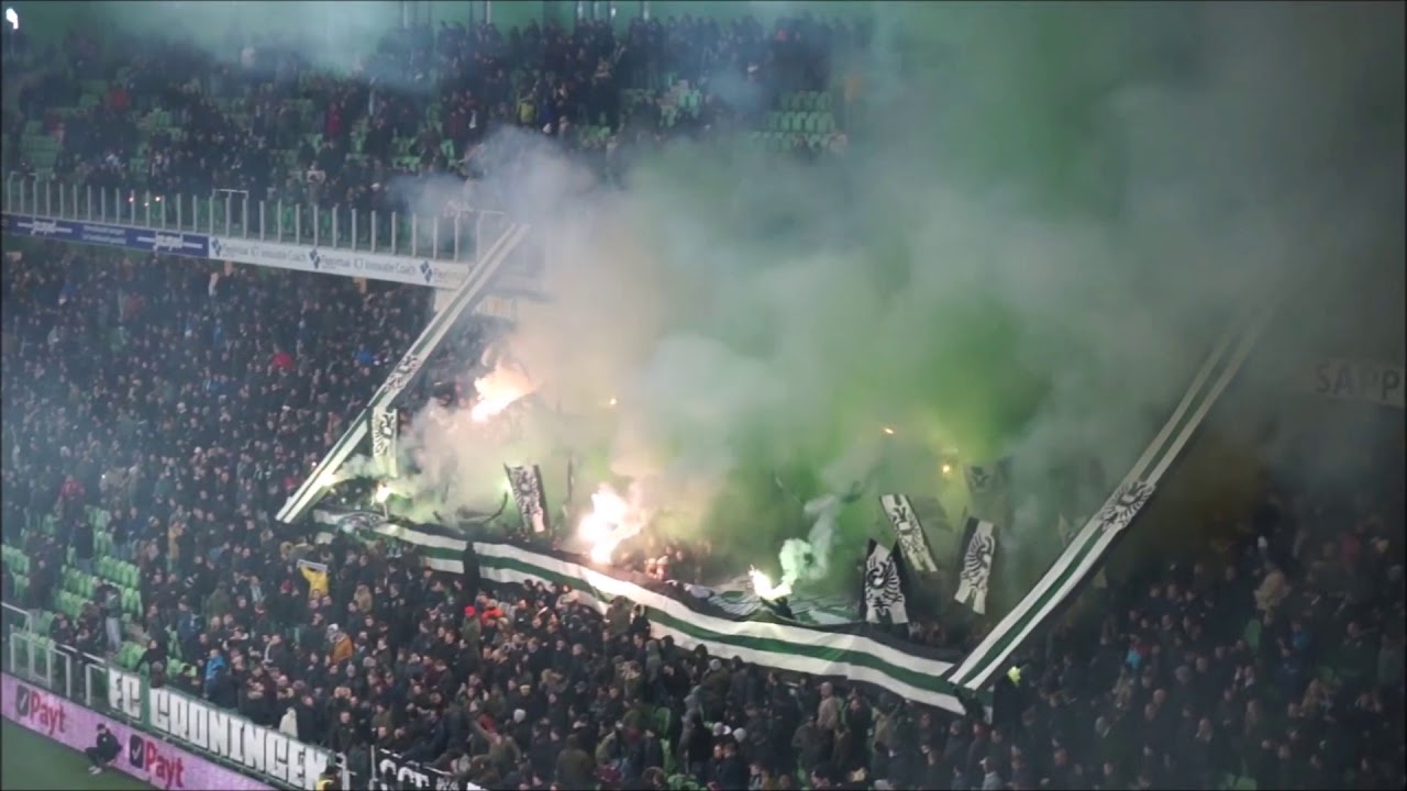 fc groningen pyro 2019 - YouTube