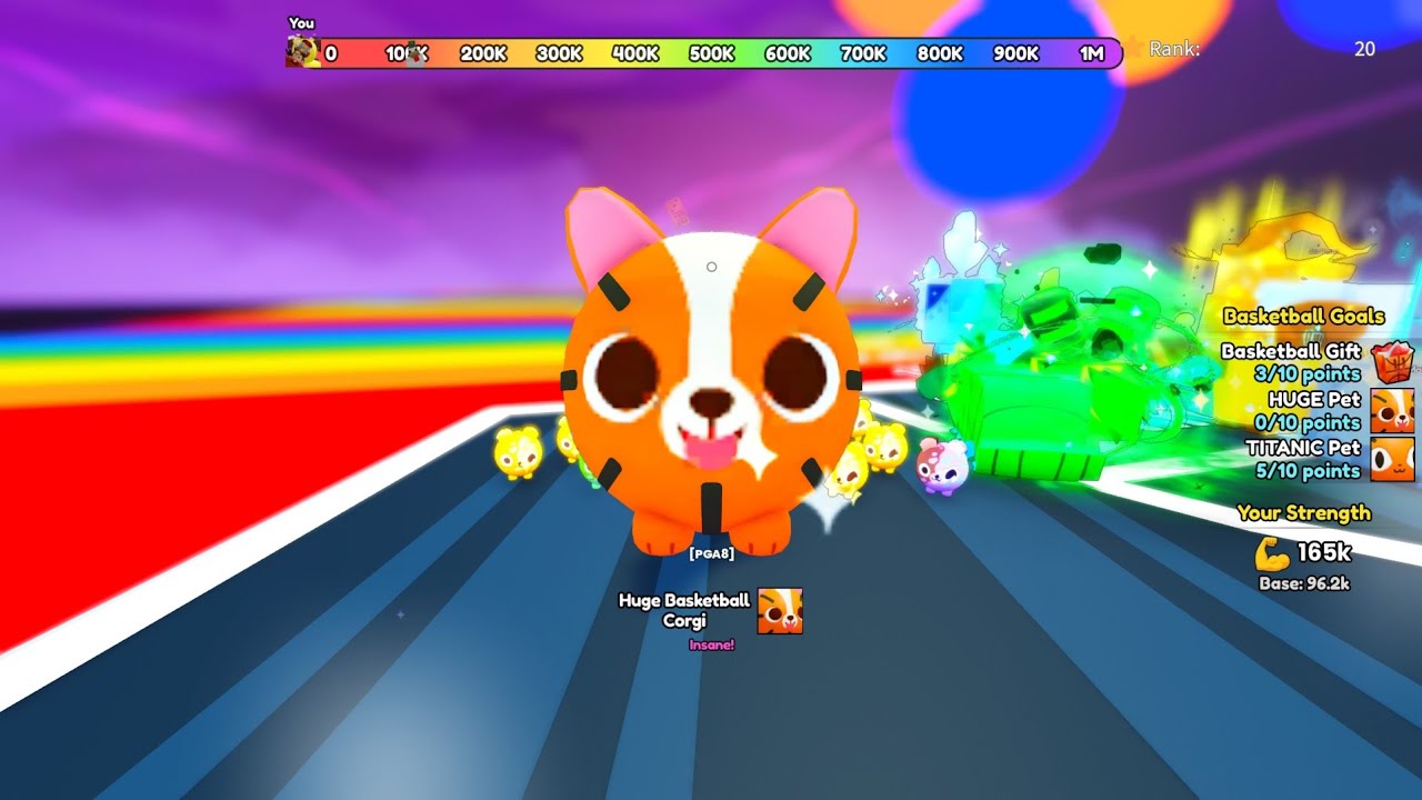 I hatched the NEW Huge Basketball Corgi in Pet Simulator 99! - YouTube
