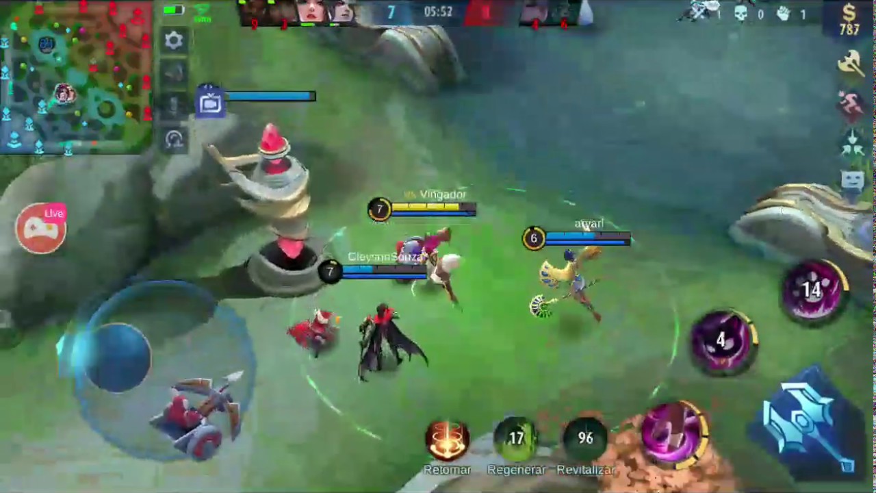 PARTIDA MLBB, MID, SIDE, LANES 🙂🙂😎😎 Mobile Legends Bang Bang | Vingador ...