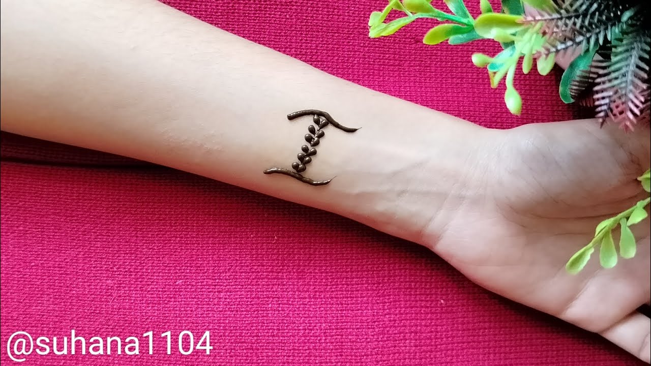 I Alphabet Mehendi Design #hennatattoo #mehendi #tattoo #henna #mehndi ...