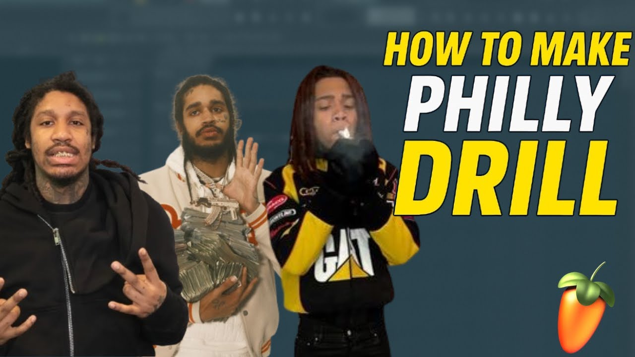 How to Make beats for Chuckyy (Philly drill) Fl studio Tutorial - YouTube