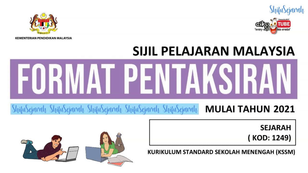 Pengenalan Subjek Sejarah dan Format Ringkas Pentaksiran SPM 2021 - YouTube