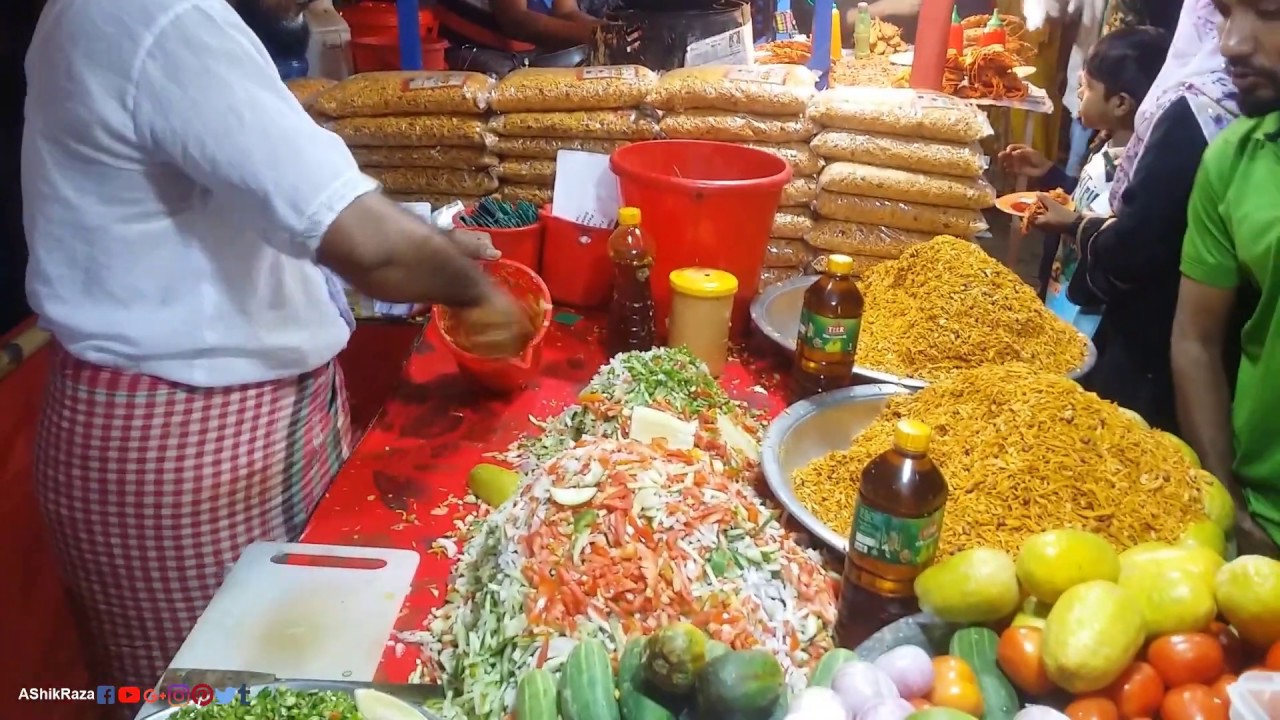Testy chanacur vaja Bangladeshi street food - YouTube
