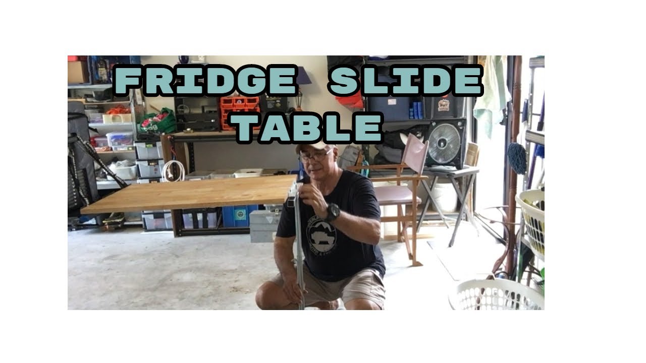 Extension Table off Fridge Slide #suvtouring #diy - YouTube