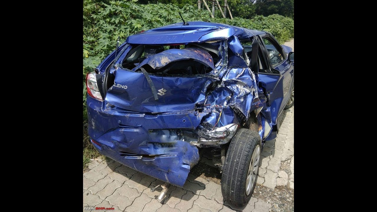 Maruti Suzuki Baleno Accident with TATA Mini Tempo | Baleno Build ...