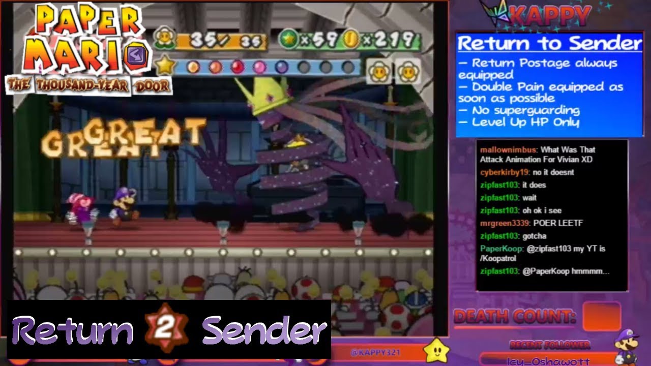 Paper Mario: TTYD - Shadow Queen (Return to Sender) - YouTube