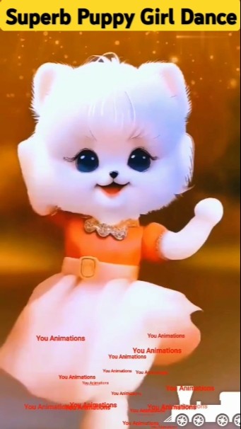 Happy Puppy Dance Animation😊#cute#puppydance#dance - YouTube