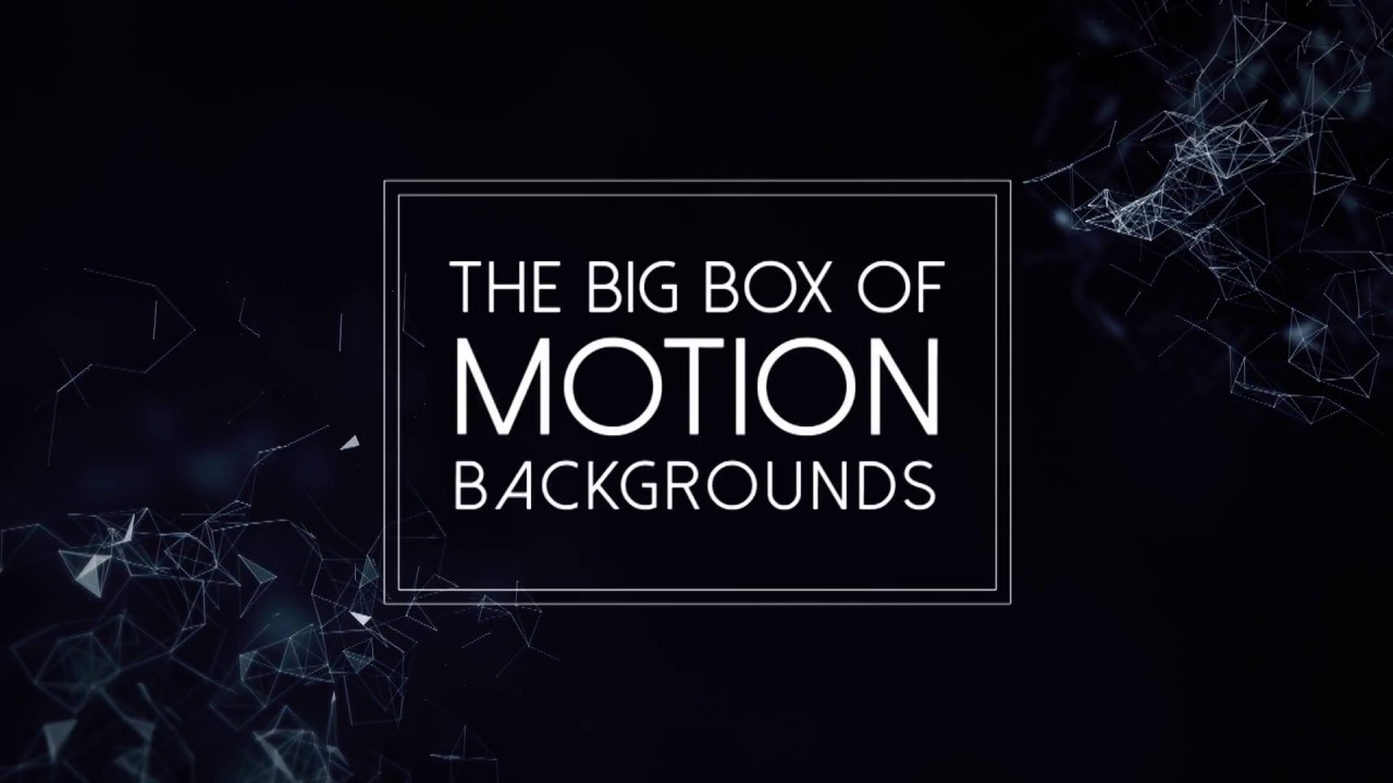 Big Box of Motion Backgrounds Showreel - YouTube