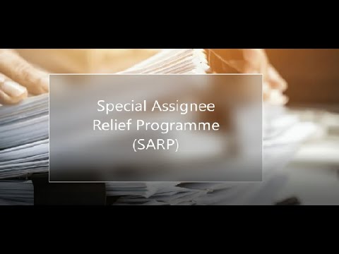 Special Assignee Relief Programme (SARP) | Calculating SARP Relief - YouTube