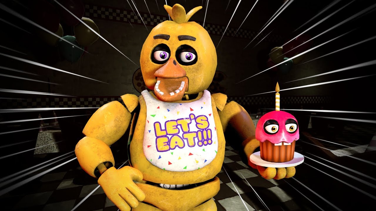 Chica needs to stop eating. - YouTube