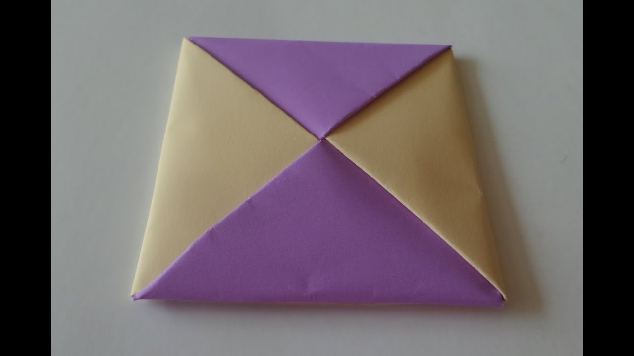 딱지접기 how to make a ddakji(ttakji) - YouTube