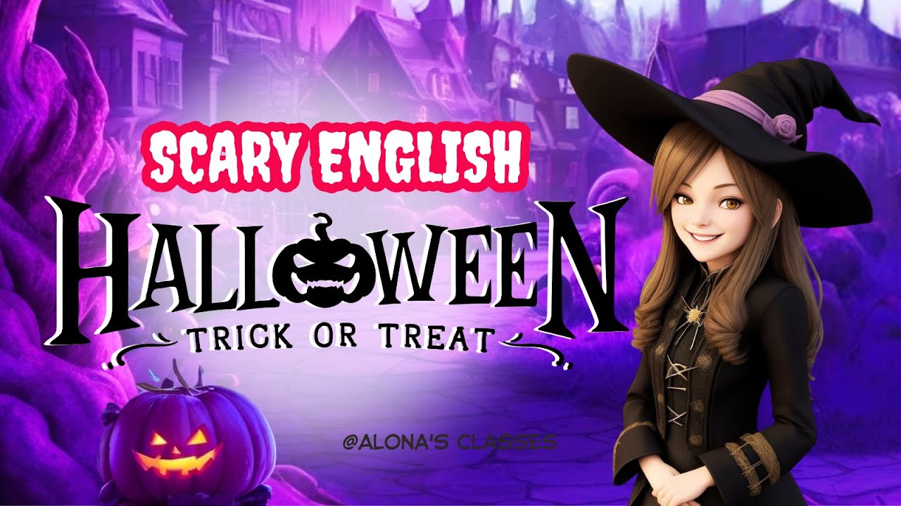 Scary English: Halloween 🎃👻 | Free PDF 👇 - YouTube