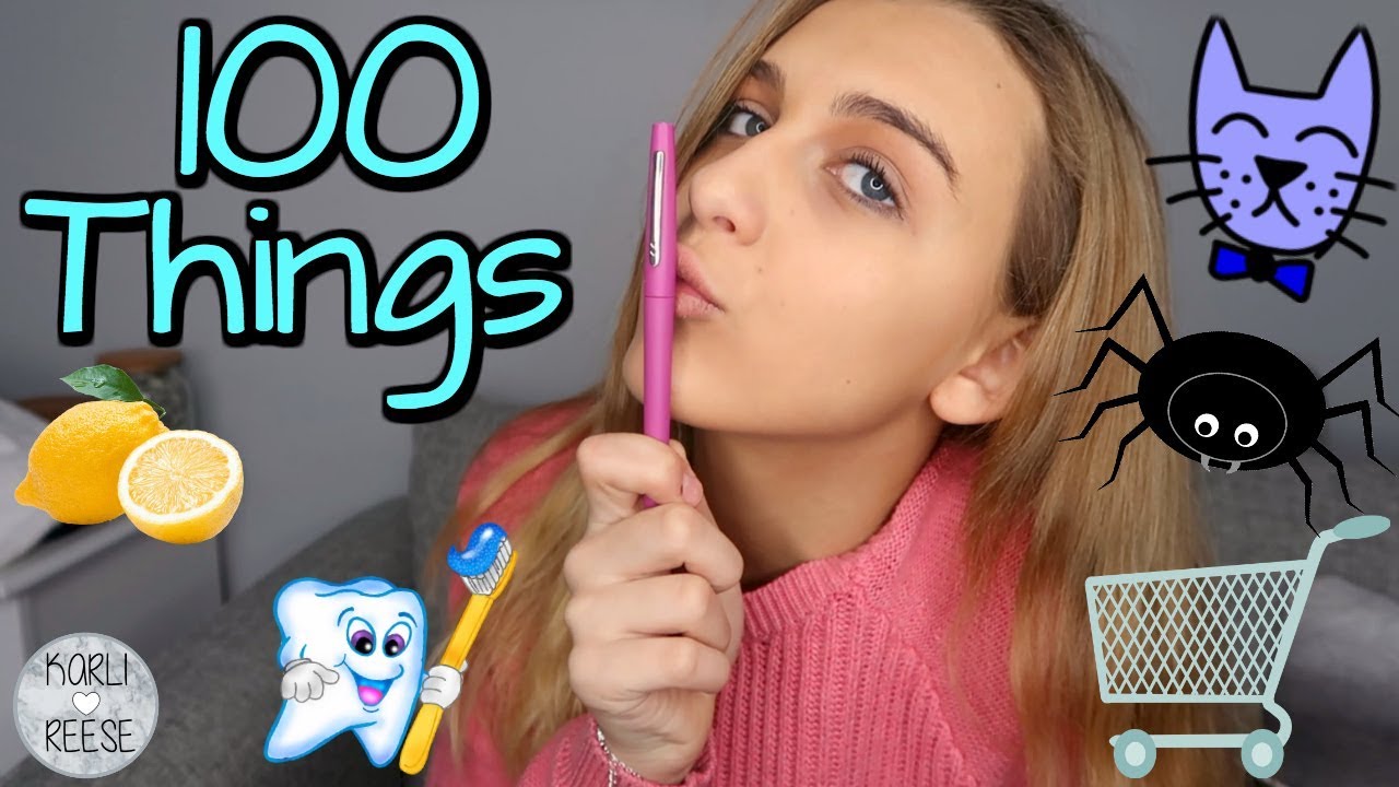 100 THINGS ABOUT ME YouTube 100-things-about-me-youtube