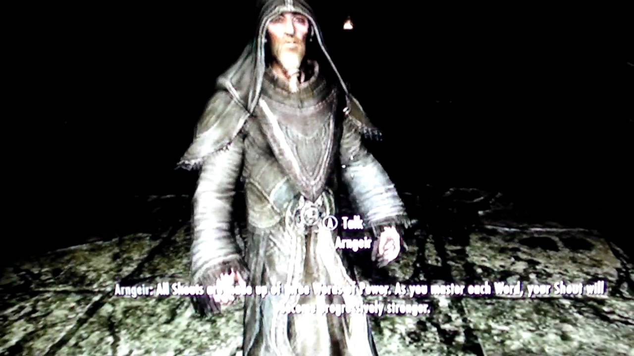 Elder Scrolls V: Skyrim Gameplay - Talking to the Greybeards - YouTube