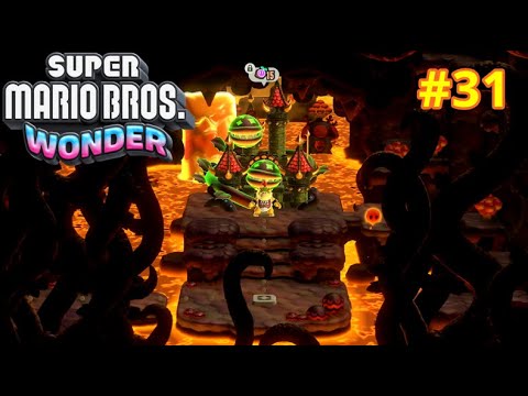 Super Mario Bros Wonder. W6 Deep Magma Bog. Part 31 - Walkthrough ...