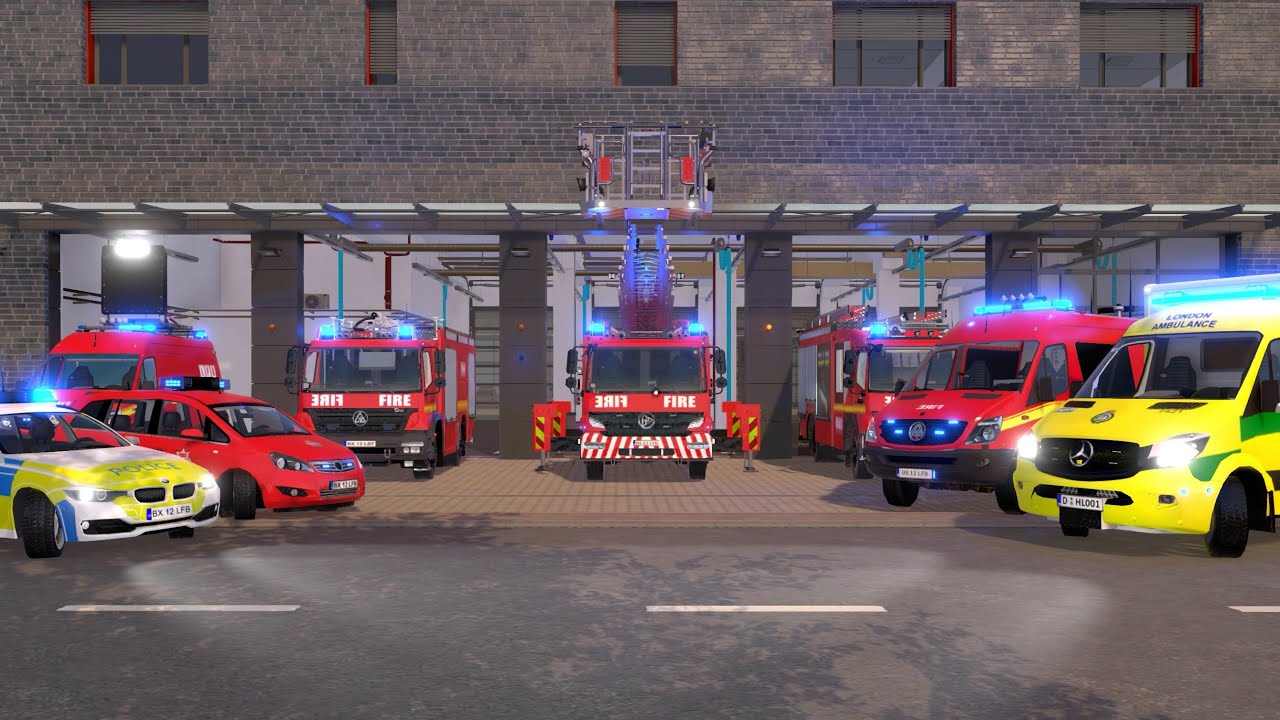 Emergency Call 112 - London Fire Brigade Responding! 4K - YouTube