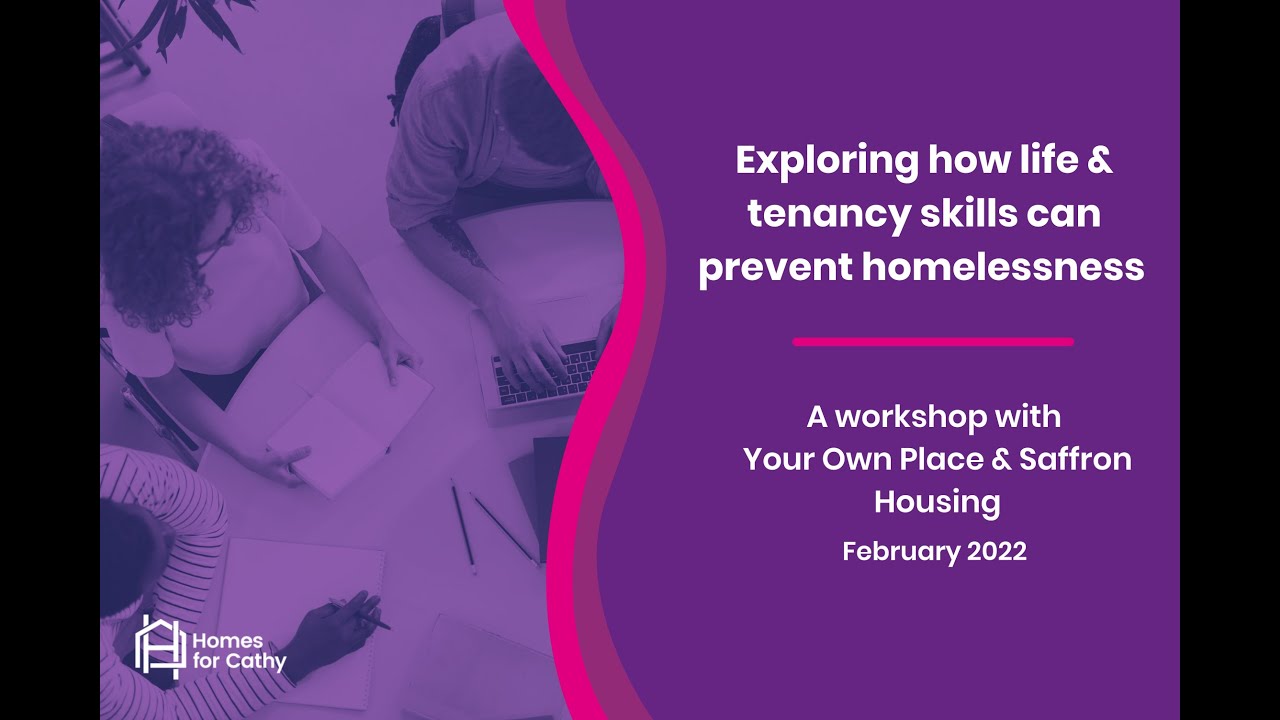 Workshop recording | Tenancy & life skills to prevent homelessness ...