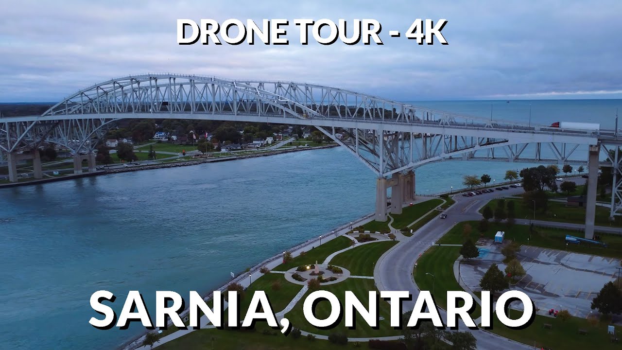 A Captivating 4K Drone Flight Over Sarnia, Ontario | Skyline Serenity ...