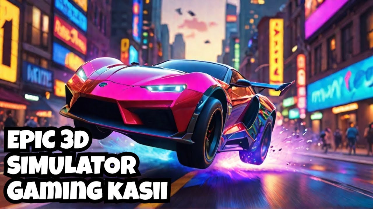 Super hero Mega Ramp Car - Stunts Racing Simulator 3D - Neon Light ...