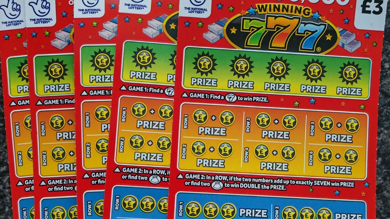 Winning 777 scratch cards £18 in play nice little profit - YouTube