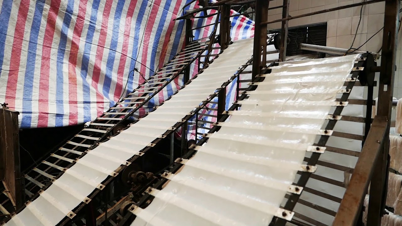 Rice Paper Factory Hanoi - Satisfying To Watch - YouTube