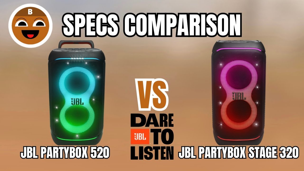 JBL Partybox 520 vs JBL Partybox Stage 320 Specs and Features ...
