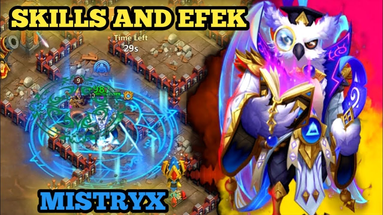 MISTRYX CASTLE CLASH | SKILLS AND EFEK | CASTLE CLASH - YouTube