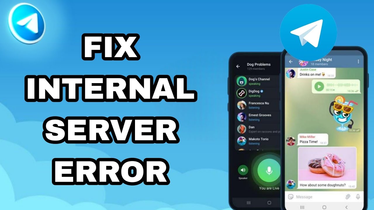 How To Fix And Solve Telegram Internal Server Error | Final Solution ...