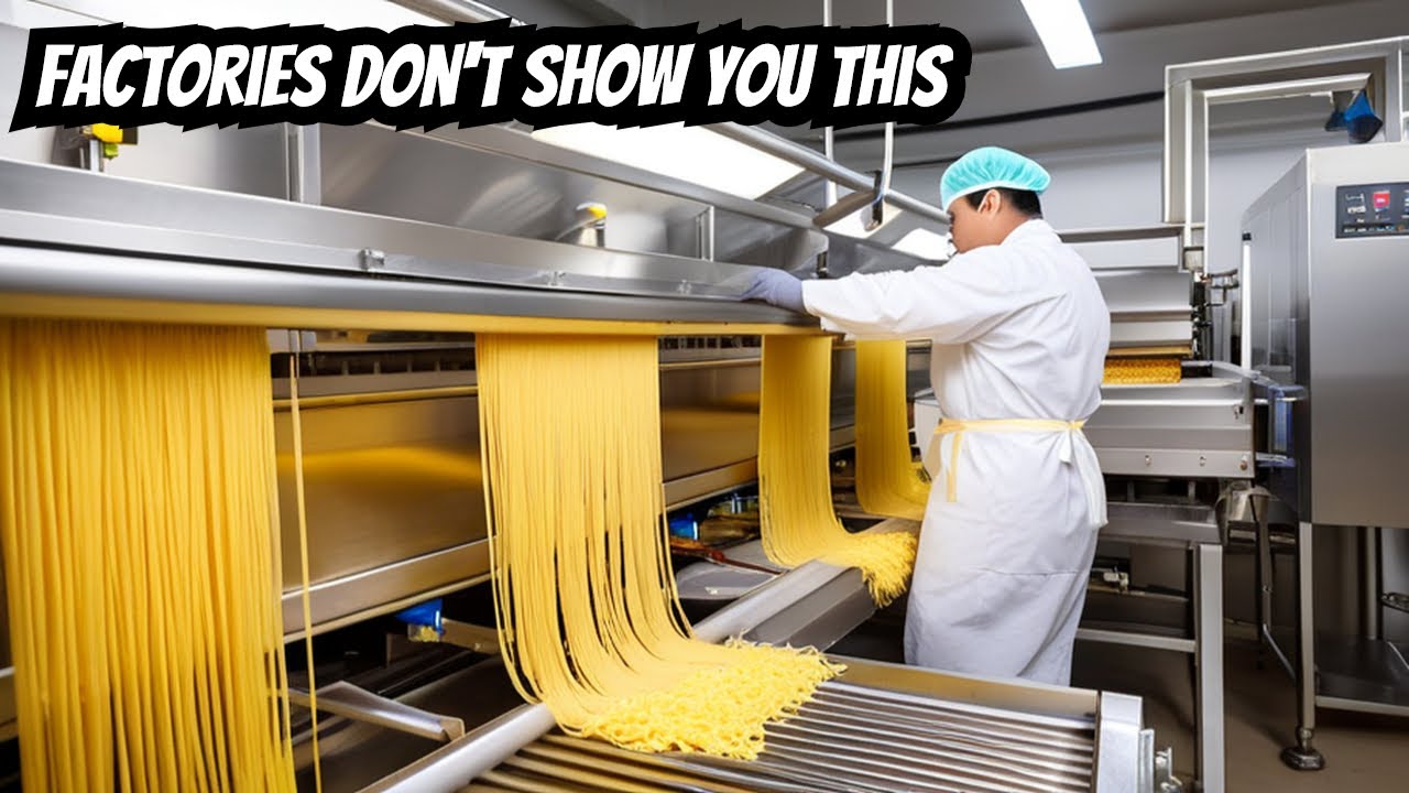 I'm Sure You Don't Know The Process Of Making Noodles In Factories ...