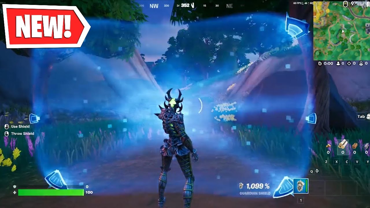 NEW GUARDIAN SHIELD GAMEPLAY in Fortnite - YouTube