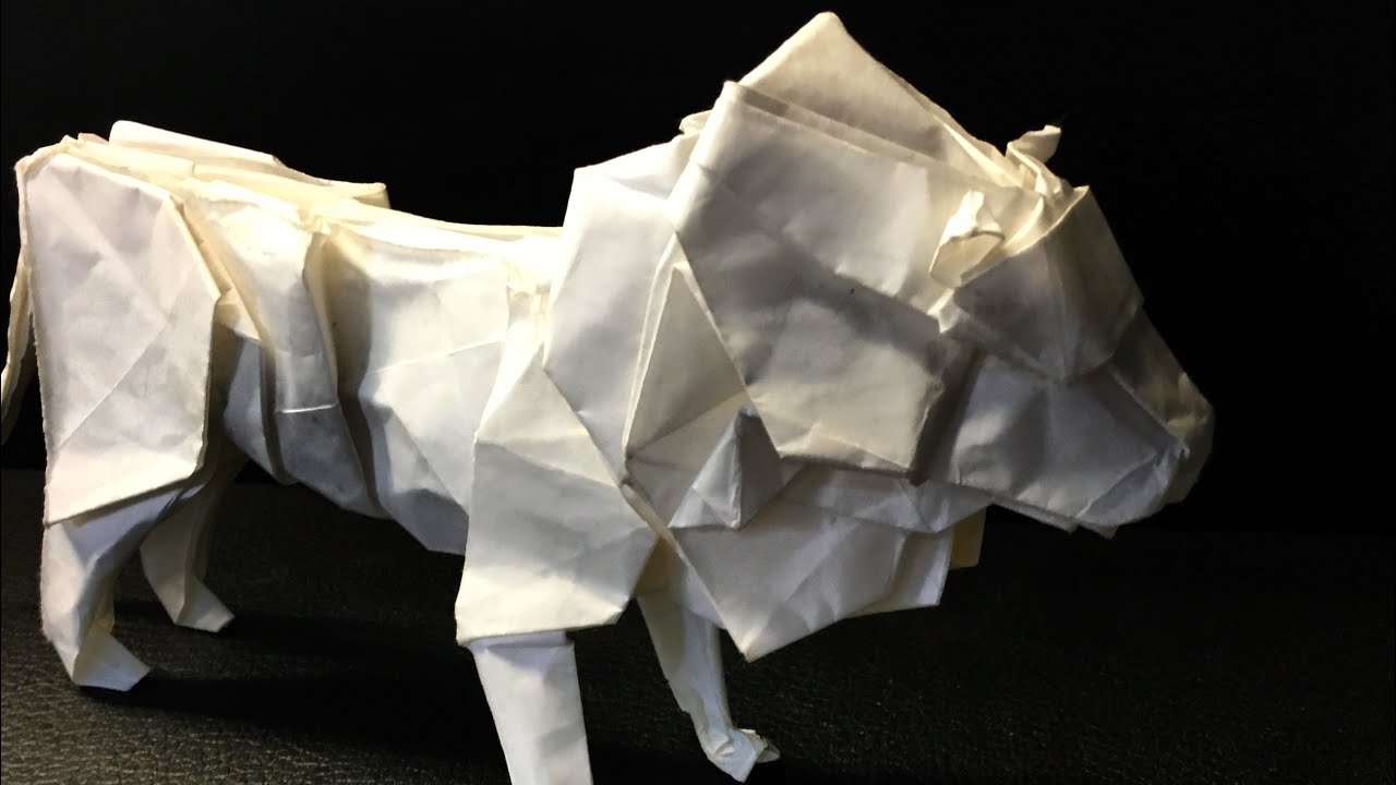 My Forgotten Origami Models #1 - Origami Lion (Seth Friedman)| The Lion ...