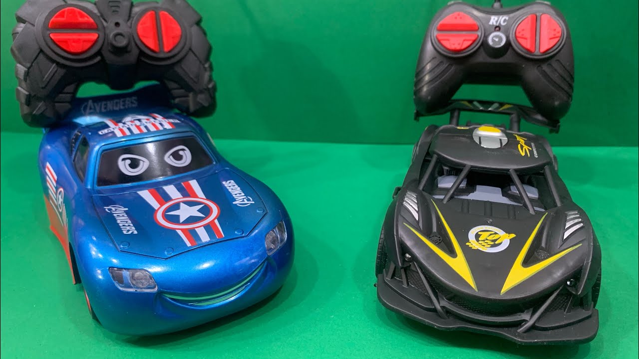RC Captain America Car VS RC Sports Car Testing | Remote Control Car ...