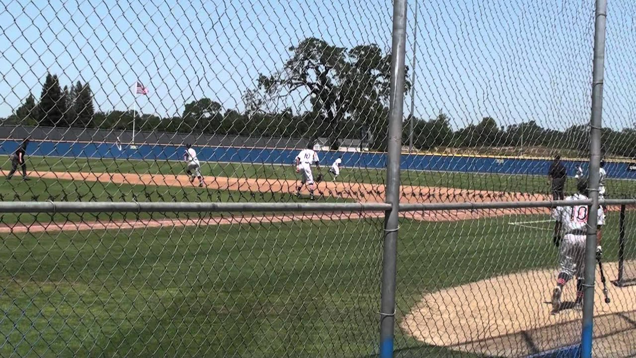 COS Baseball 2012: Scott Loper singles to RF vs Cosumnes River Game #1 ...