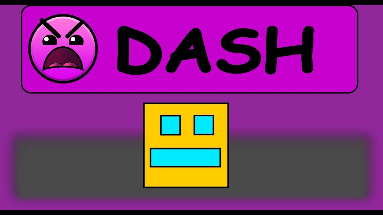 completing DASH in geometry dash - YouTube