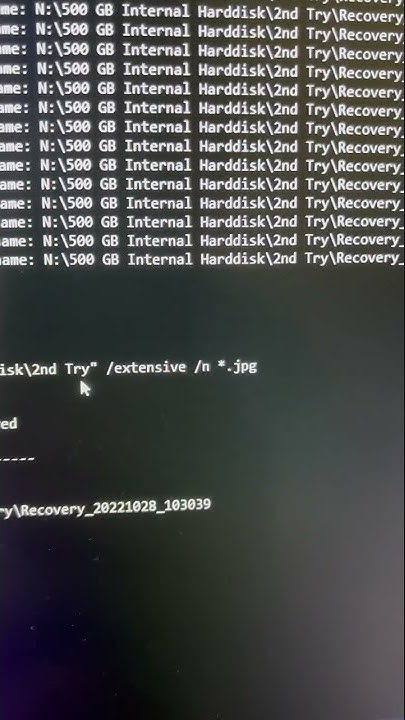 How to recover files from Corrupted/Formatted Hard Disk or ape drive without 3rd Party Software ...