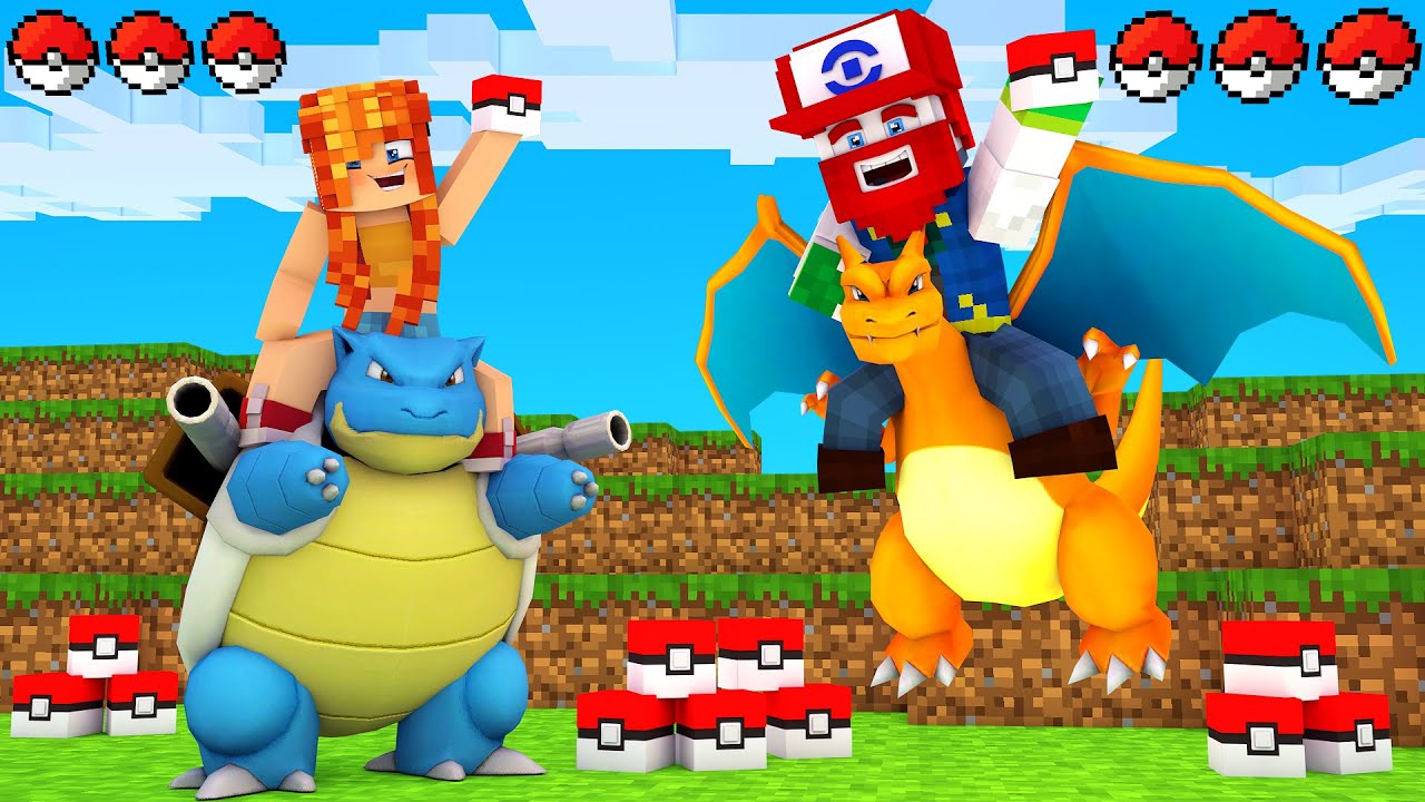 Neue POKEMON FARM macht uns UNBESIEGBAR! in Minecraft - YouTube