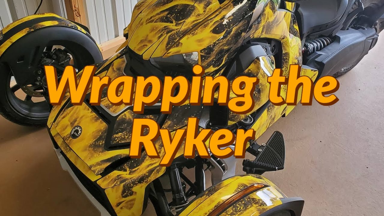 Wrapping the Ryker - YouTube