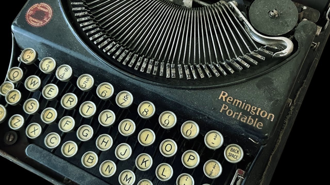 Full Typewriter Restoration 1921 Remington Portable Model 1 YouTube Full Typewriter Restoration 1921 Remington Portable Model 1 YouTube