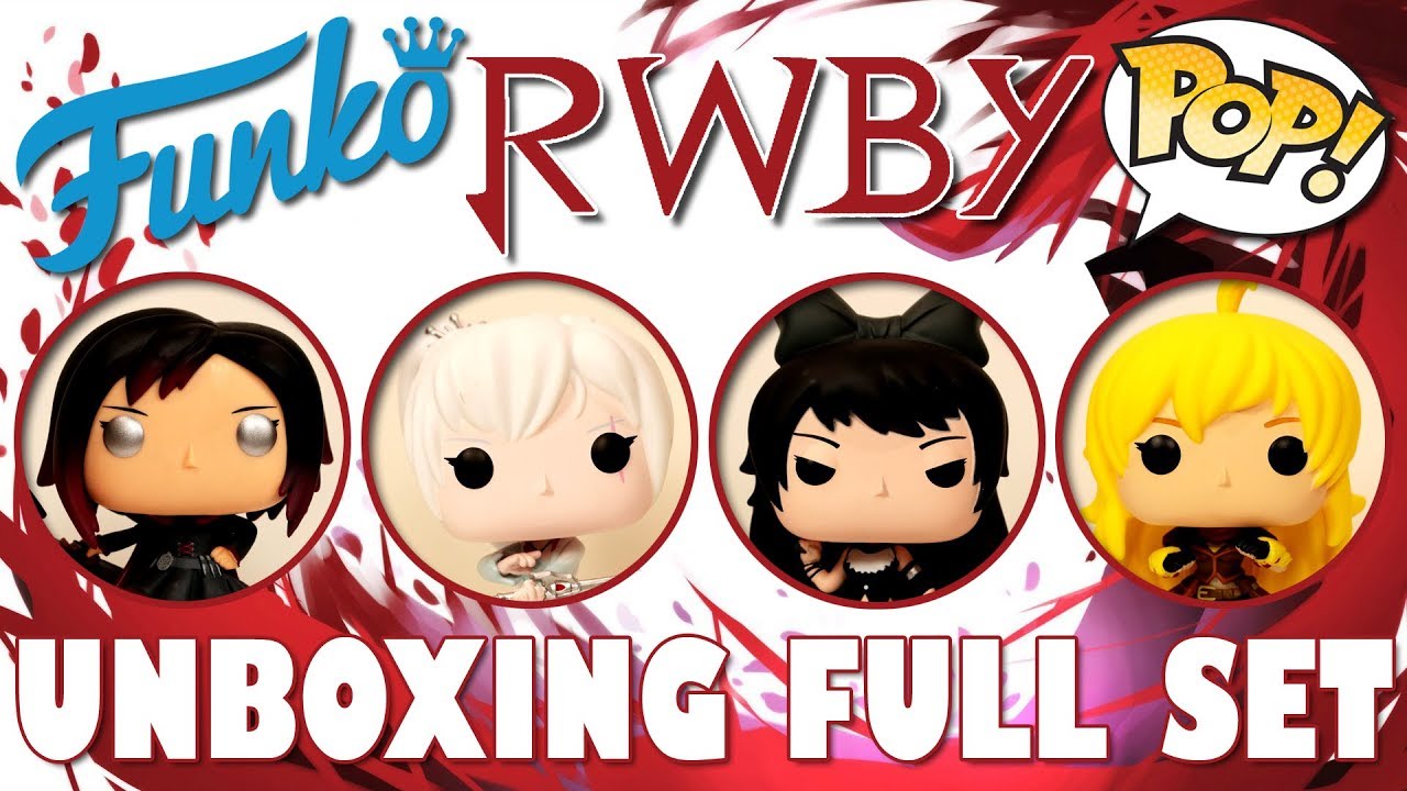 RWBY unboxing full set Funko Pops (Animation 586 + 587 + 588 + 589 ...