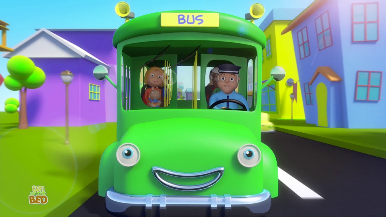 The Wheels On The Bus Rhymes For Children | Songs For Kids And Toddler ...