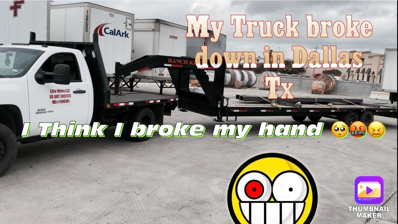 Dropped A Load on My Hand 🤬Doing/Non CDL Hot Shot Truck won’t Start ...