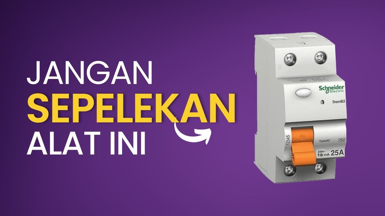 SUDAHKAH ANDA PASANG ELCB DI INSTALASI RUMAH ? - YouTube