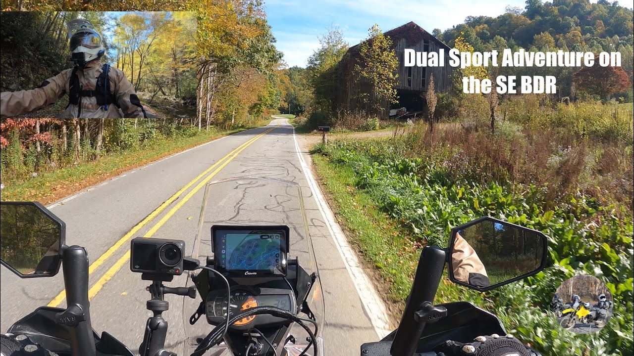 Dual Sport ADV ride on the SE BDR - NC & TN - Day 1 - YouTube