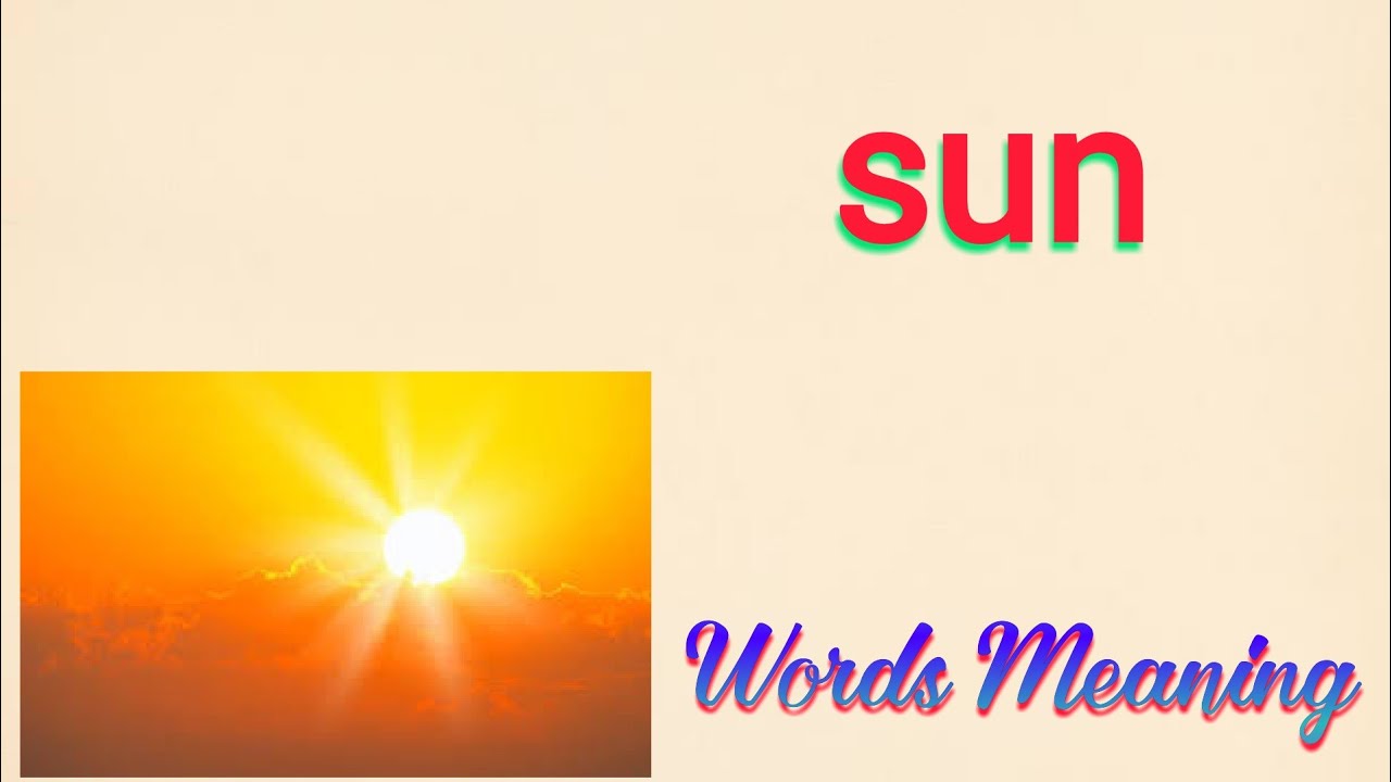 sun meaning in hindi | sun ka matlab kya hota hai | sun means | sun ka ...
